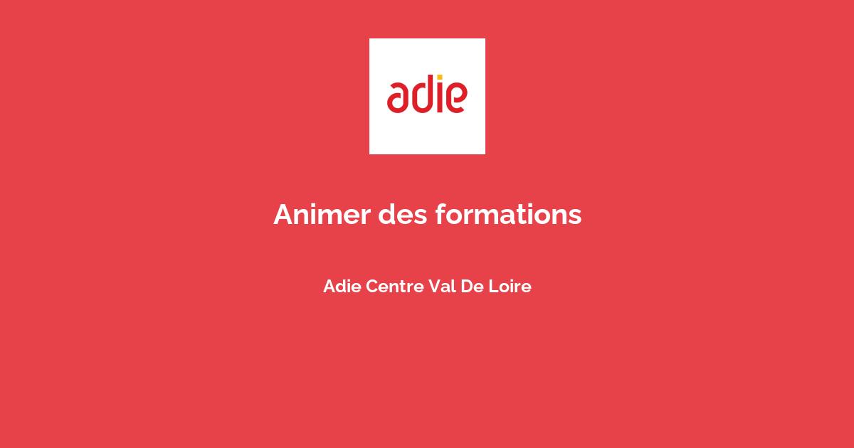 Animer des formations avec Adie Centre Val De Loire - Enseignement ...