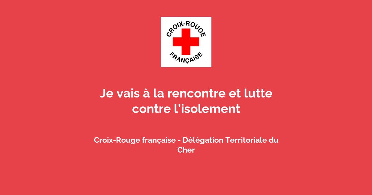 Je vais à la rencontre et lutte contre l’isolement avec Croix-Rouge ...