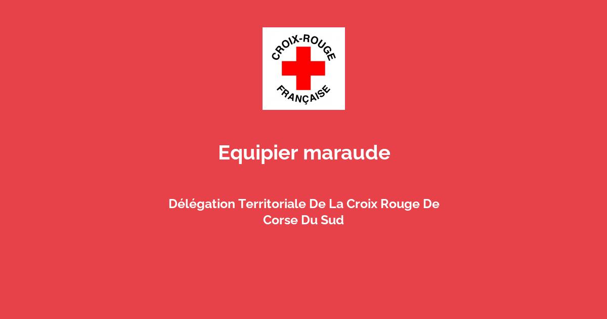 Equipier maraude avec Délégation Territoriale De La Croix Rouge De ...
