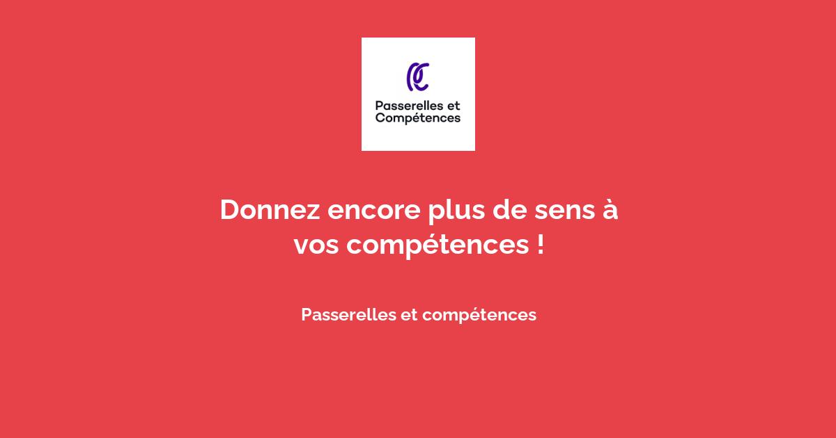Donnez encore plus de sens à vos compétences ! avec Passerelles et compétences - Conseil