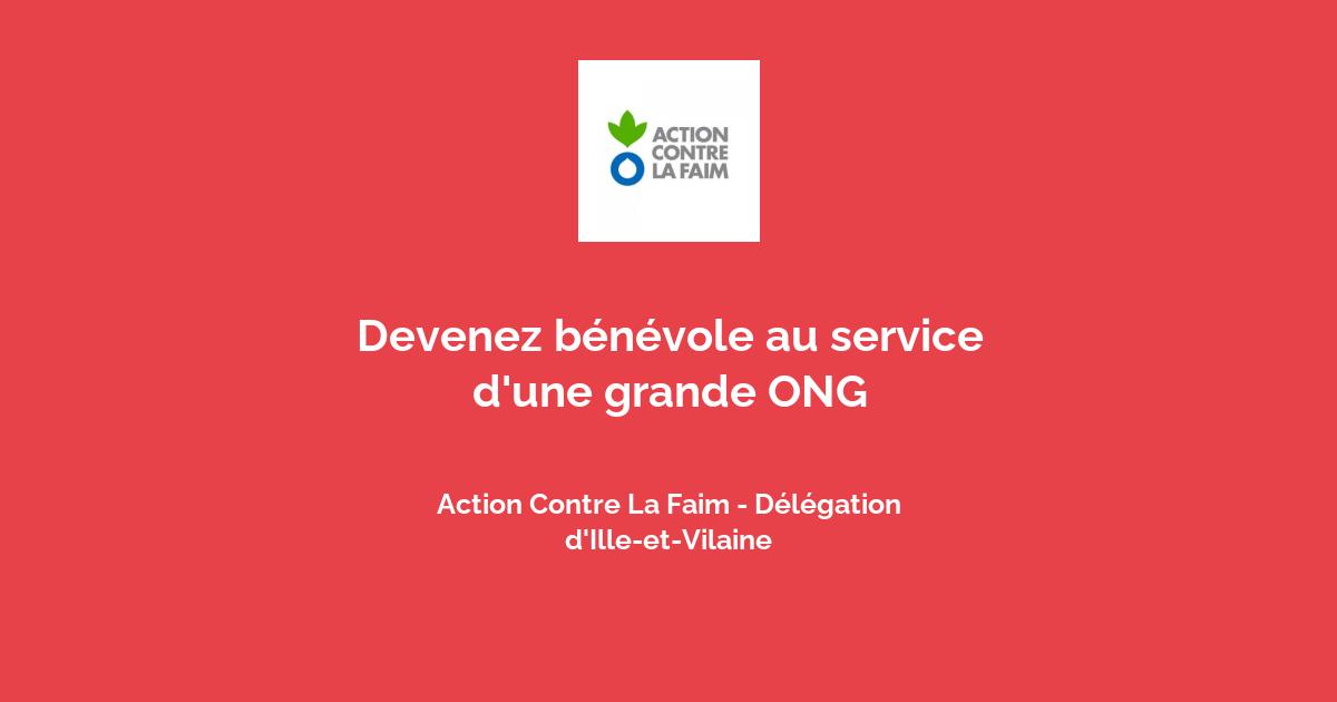Devenez bénévole au service d'une grande ONG avec Action Contre La Faim ...