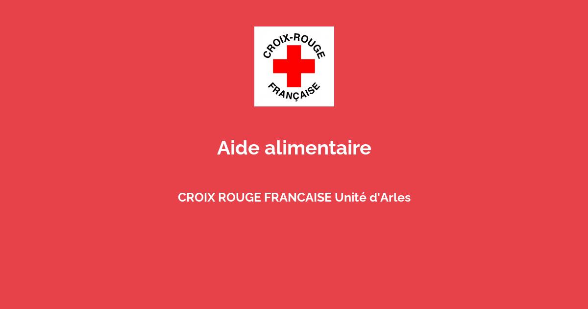 Aide alimentaire avec CROIX ROUGE FRANCAISE Unité d'Arles - Distribution